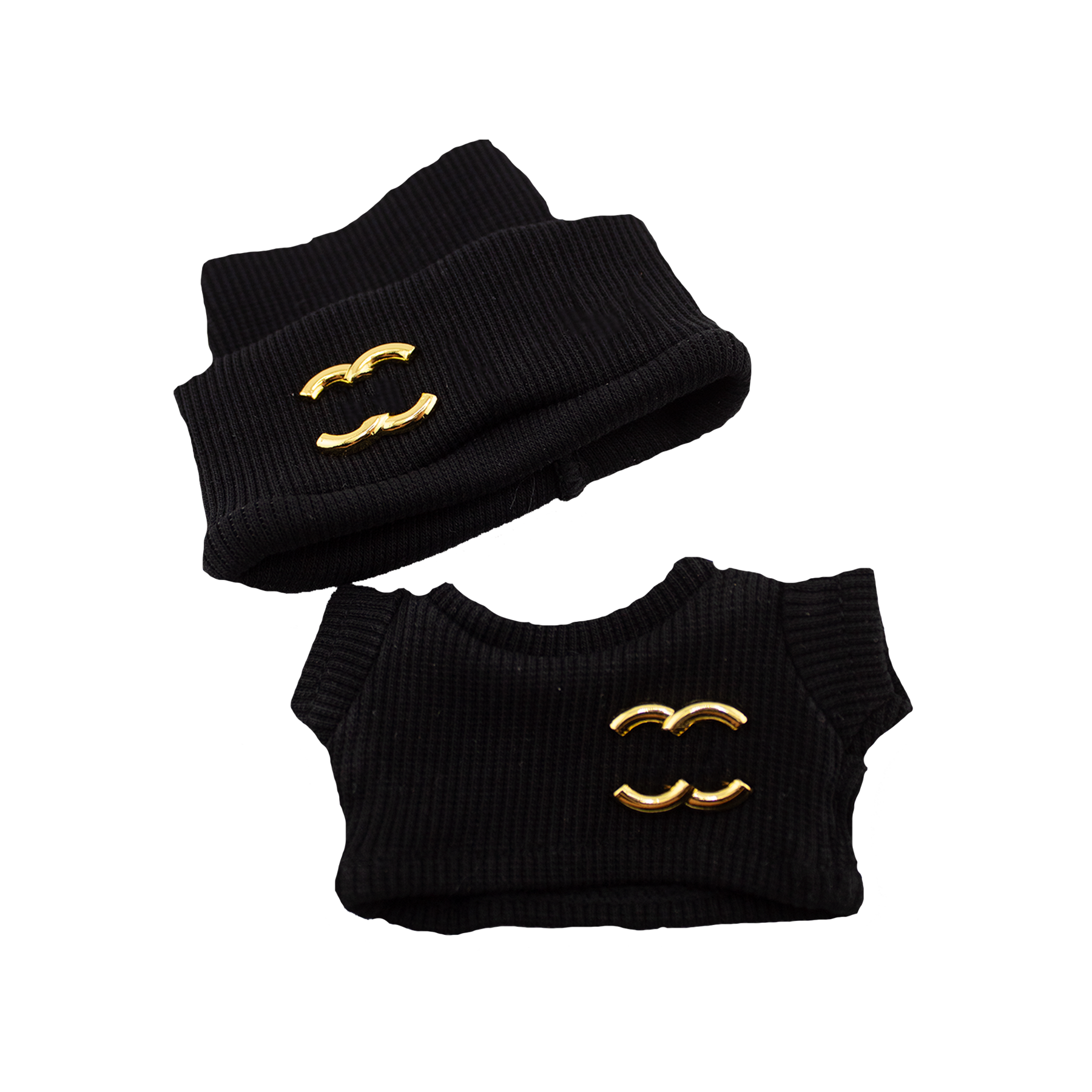 Coco Beanie Set – Black Edition | Designer Collection | Living with ...