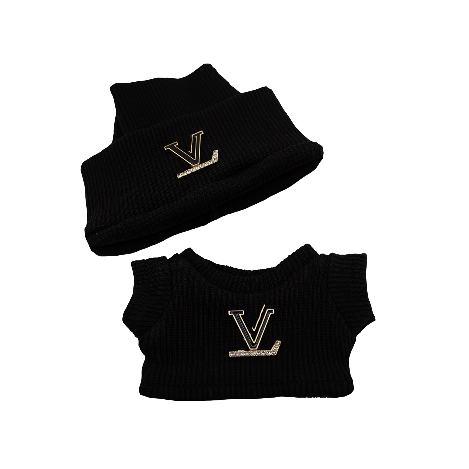 Louie Beanie Set – Black Edition | Designer Collection | Living with ...