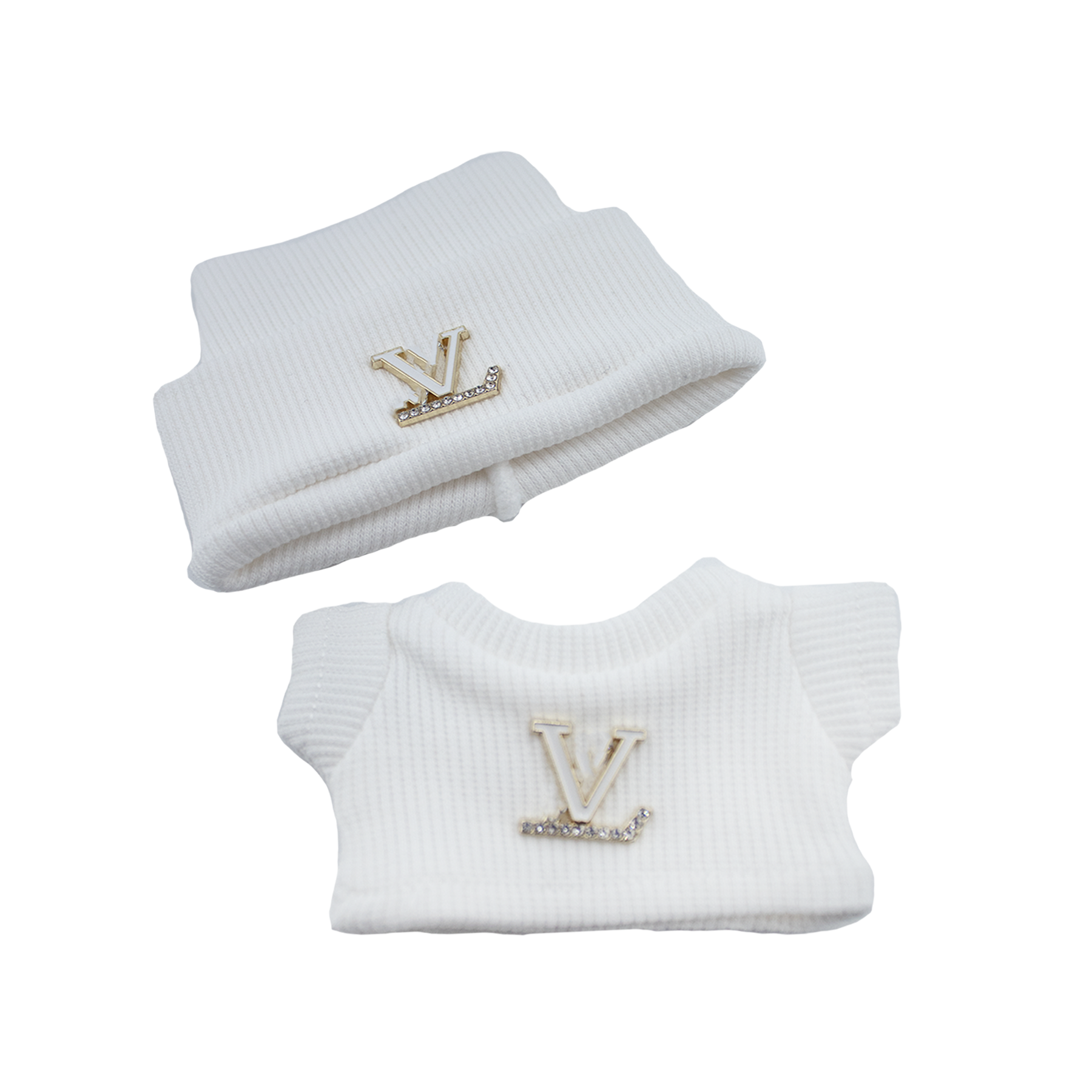 Louie Beanie Set – White Edition | Designer Collection | Living with ...